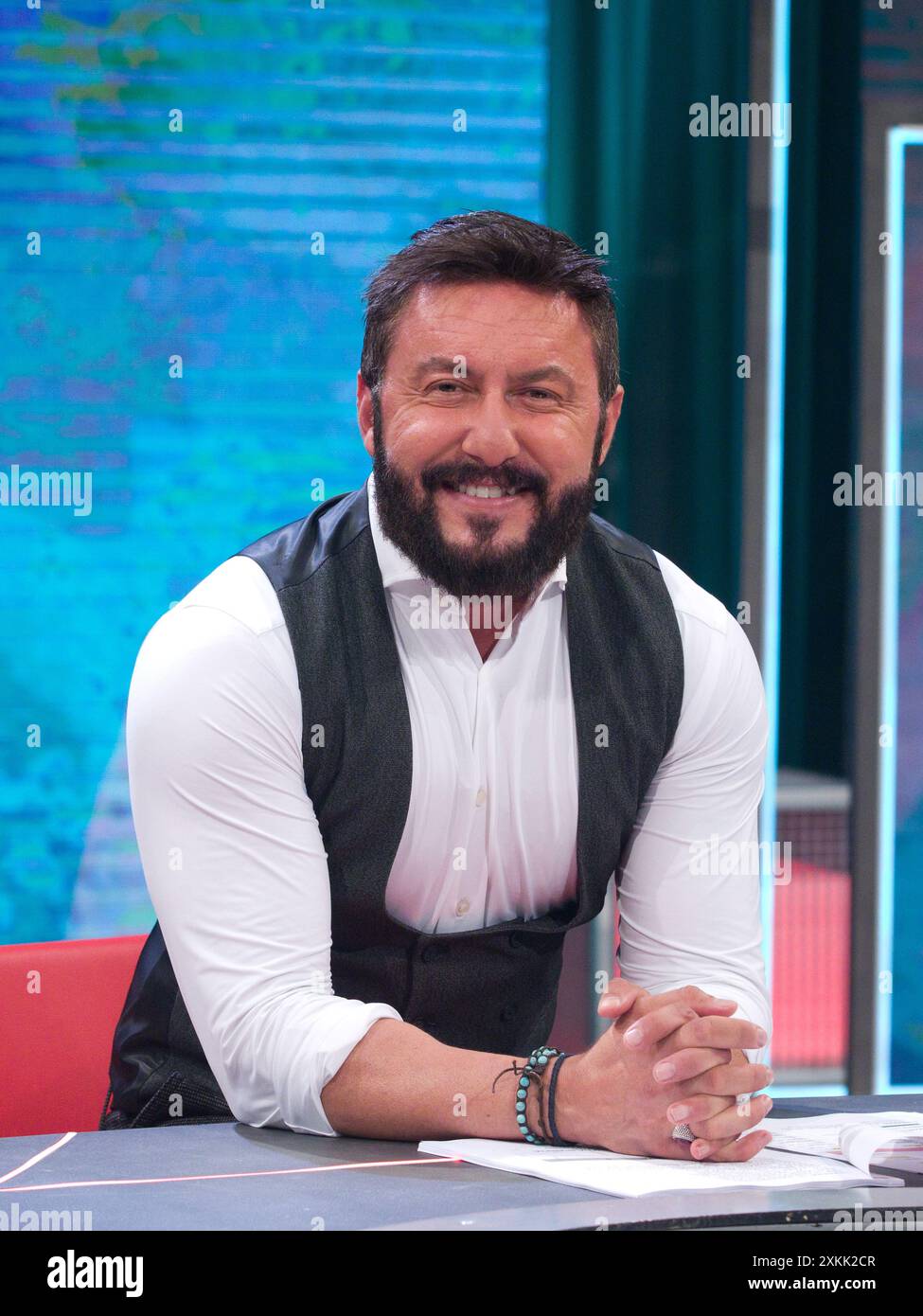 Rome, Rai ex Teulada studios, TV broadcast "Filorosso revolution". In ...