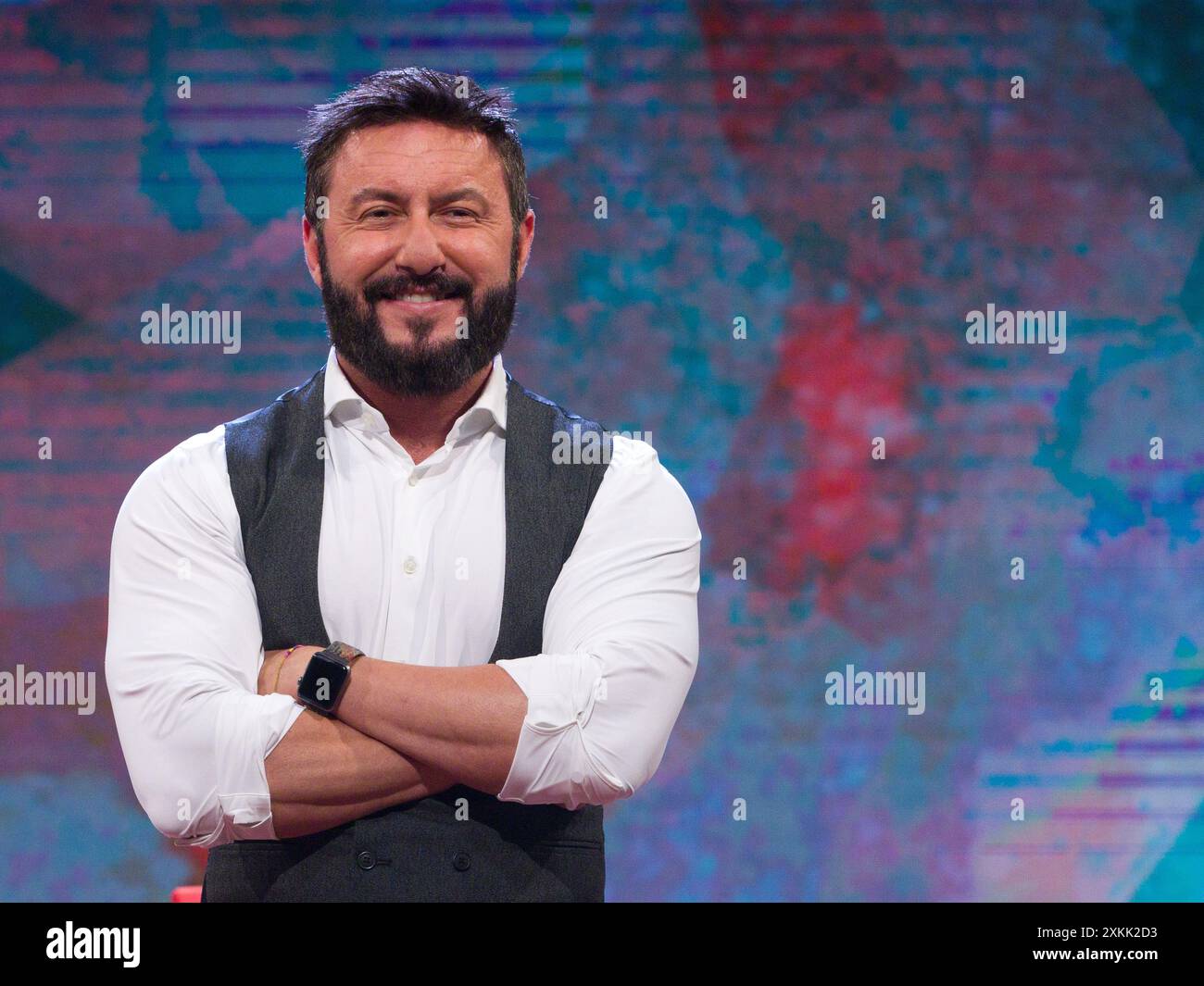 Rome, Rai ex Teulada studios, TV broadcast "Filorosso revolution". In ...