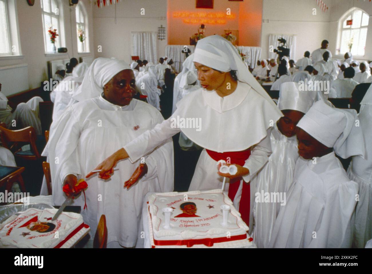 Moss Side, Manchester, England circa 1993. The Brotherhood of the Cross ...