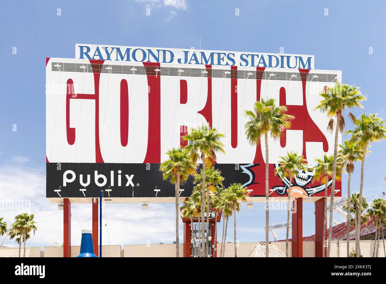 Raymond James Stadium is home to the Tampa Bay Buccaneers and ...
