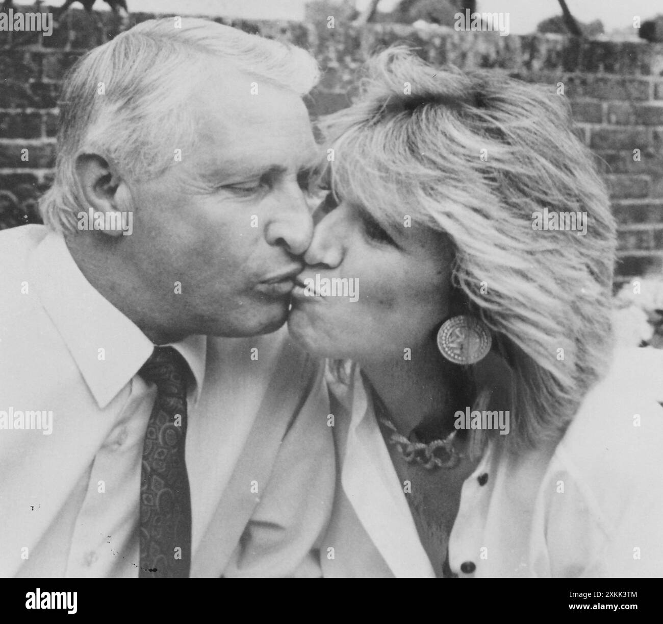 HAPPIER TIMES. GOSPORT'S CHIEF EXECUTIVE MIKE FRIEND AND HIS WIFE ...