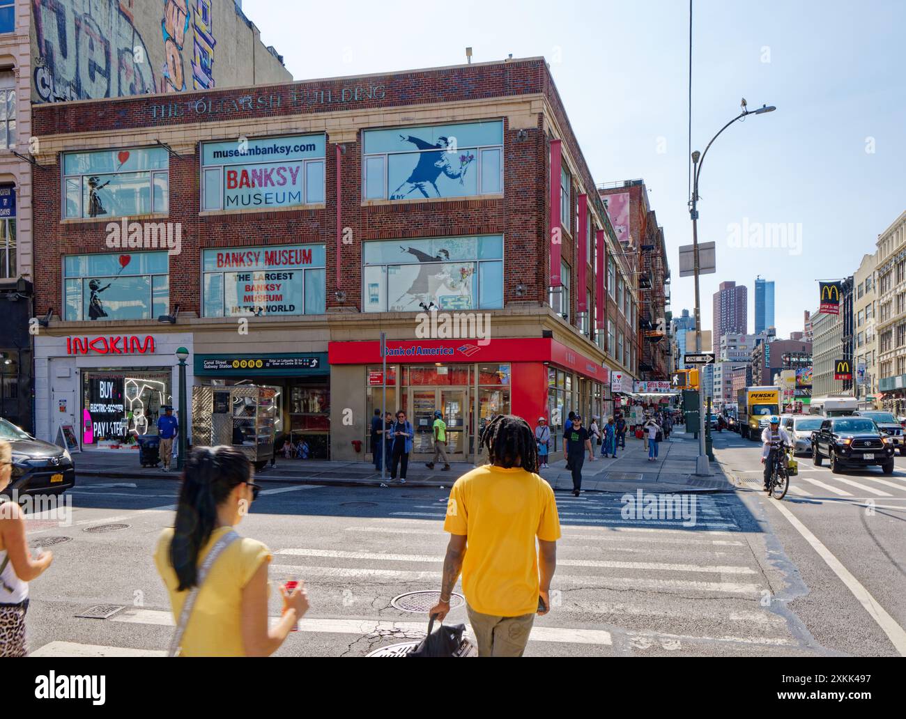NYC Chinatown: Oltarsh Building, a three-story commercial structure at ...
