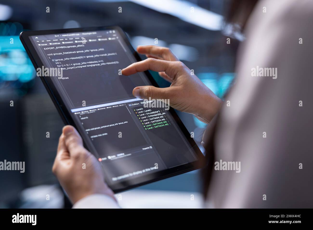 Admin in data center using diagnostic tools and system monitoring ...