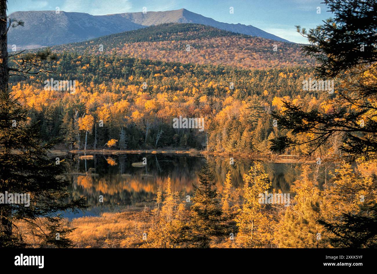 North America, East Coast, New England, Maine, Baxter State Park; Mount ...