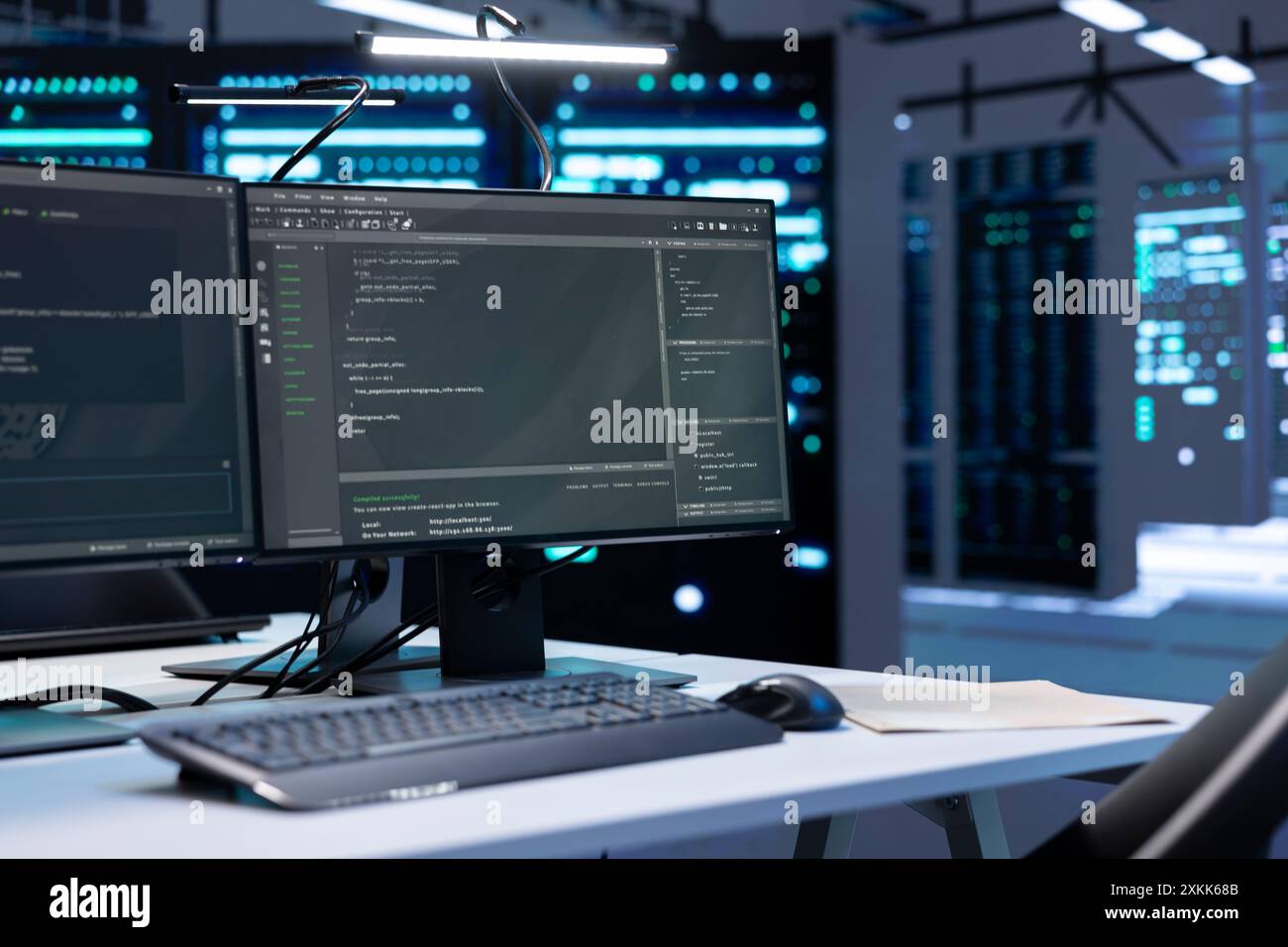 Computers in data center facility used for managing rackmounts energy ...