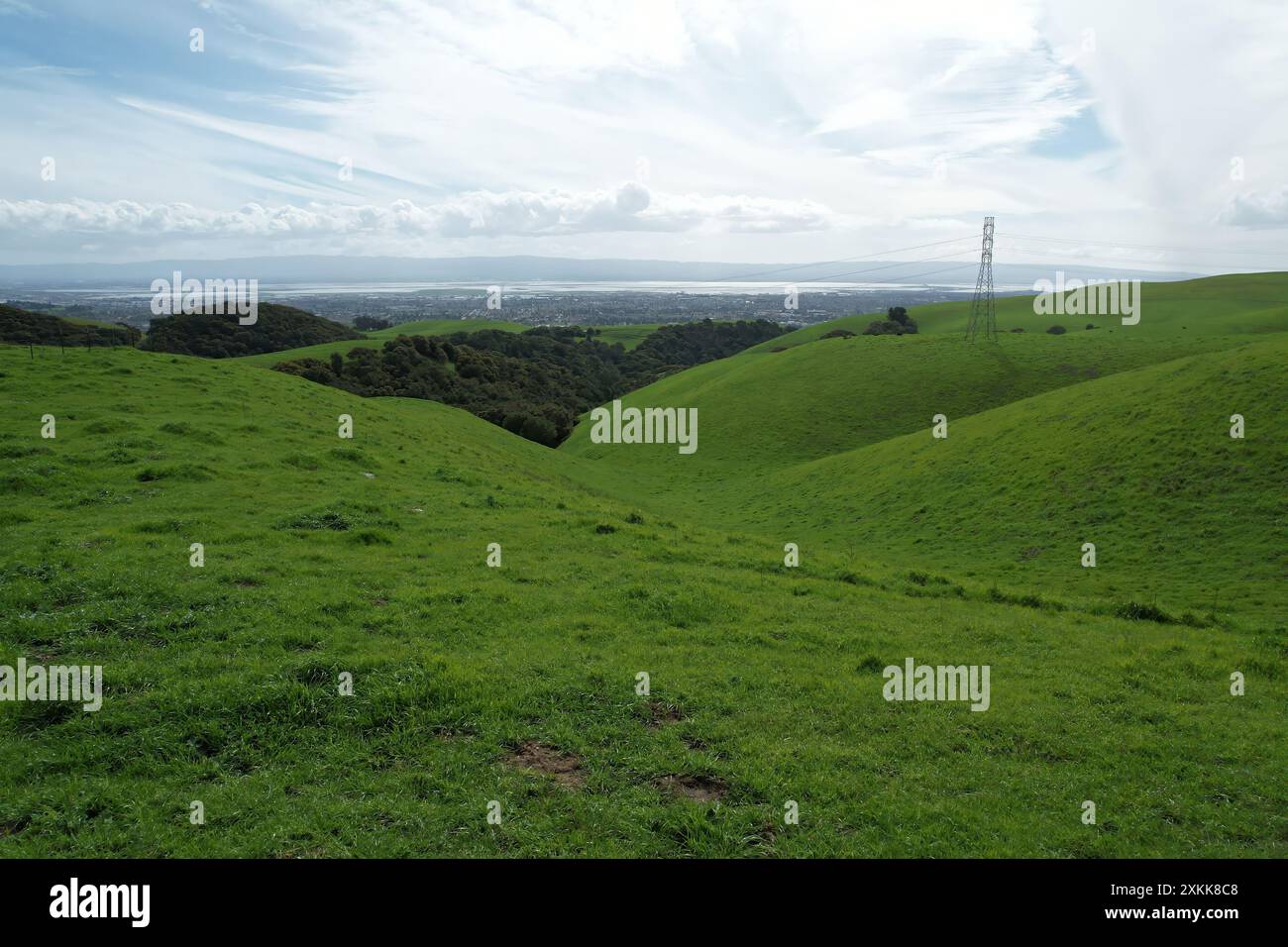 Photo of hills, mountains, and meadows in Vargas plateau, California ...