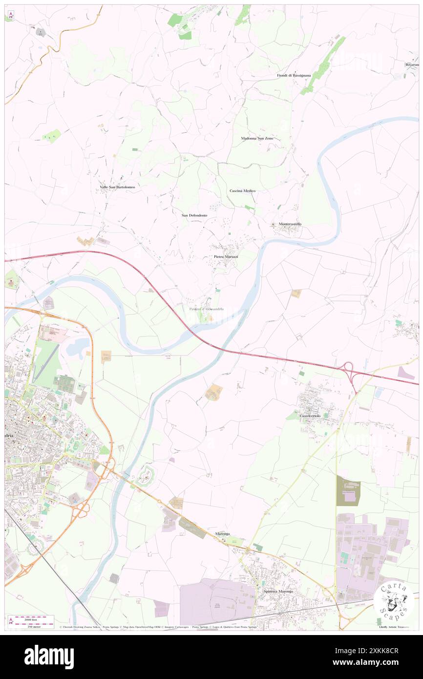 Fiume Bormida, , IT, Italy, Piedmont, N 44 55' 59'', N 8 40' 0'', map ...