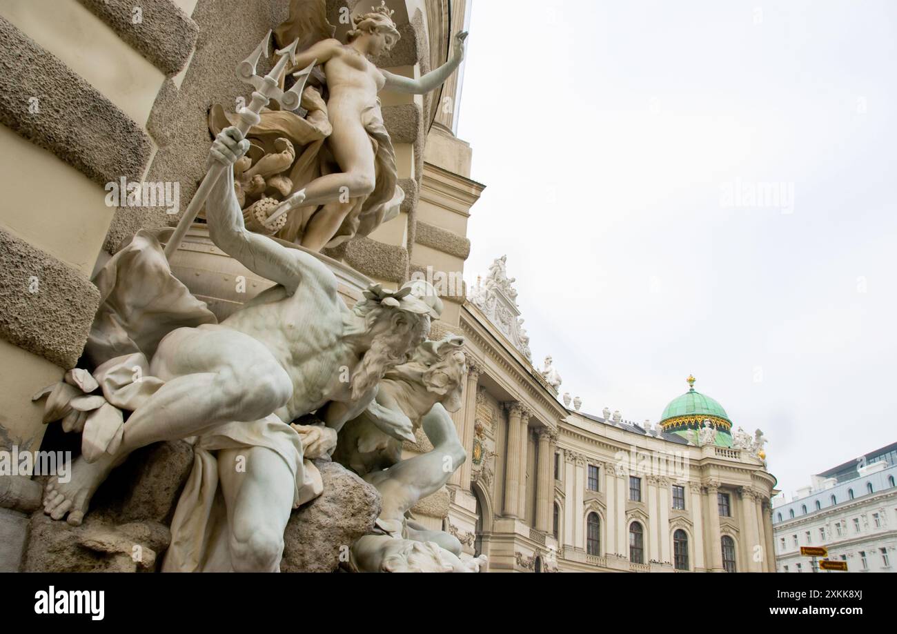 Hofburg Royal Palace (former Imperial Palace built 1438) - St. Michael ...