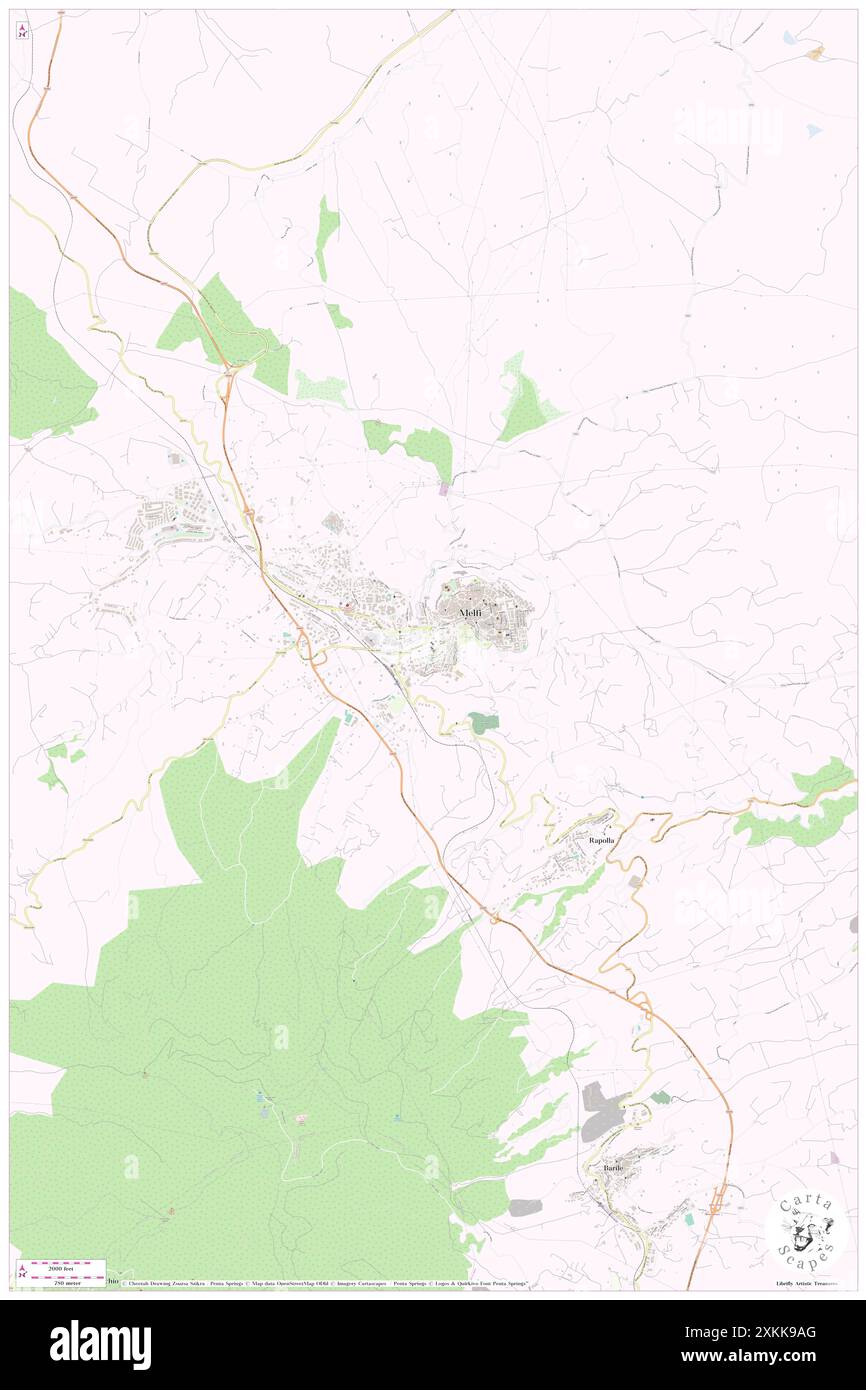 Kloster Melfi, Provincia di Potenza, IT, Italy, Basilicate, N 40 59' 34 ...