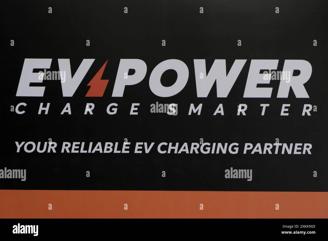 Kuala Lumpur, Malaysia. 21st July, 2024. EV Power brand logo seen ...