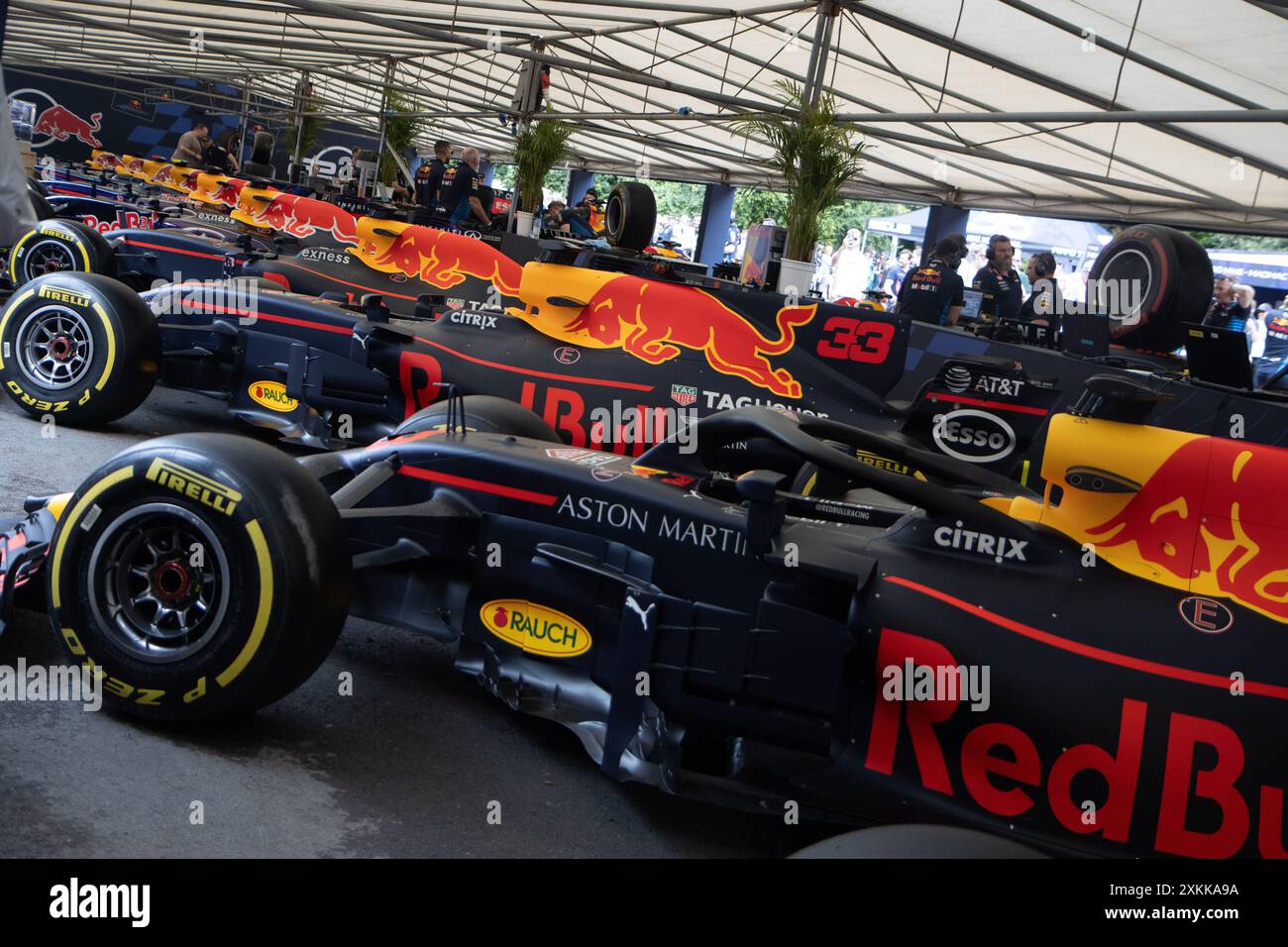 Max verstappen daniel ricciardo goodwood festival of speed 2024 chichester hi-res stock ...