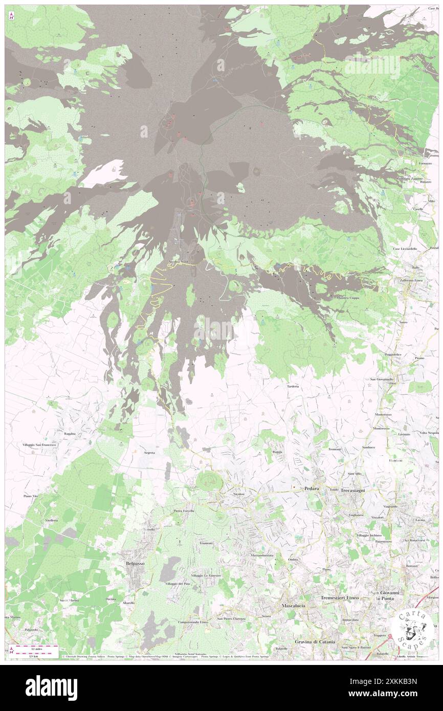 Nicolosi, Catania, IT, Italy, Sicily, N 37 37' 17'', N 15 1' 40'', map ...