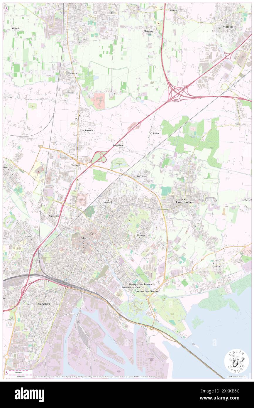 Mestre map hi-res stock photography and images - Alamy