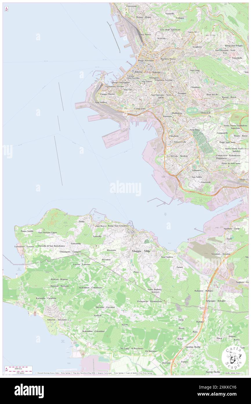 Baia di Muggia, Trieste, IT, Italy, Friuli Venezia Giulia, N 45 36' 58 ...