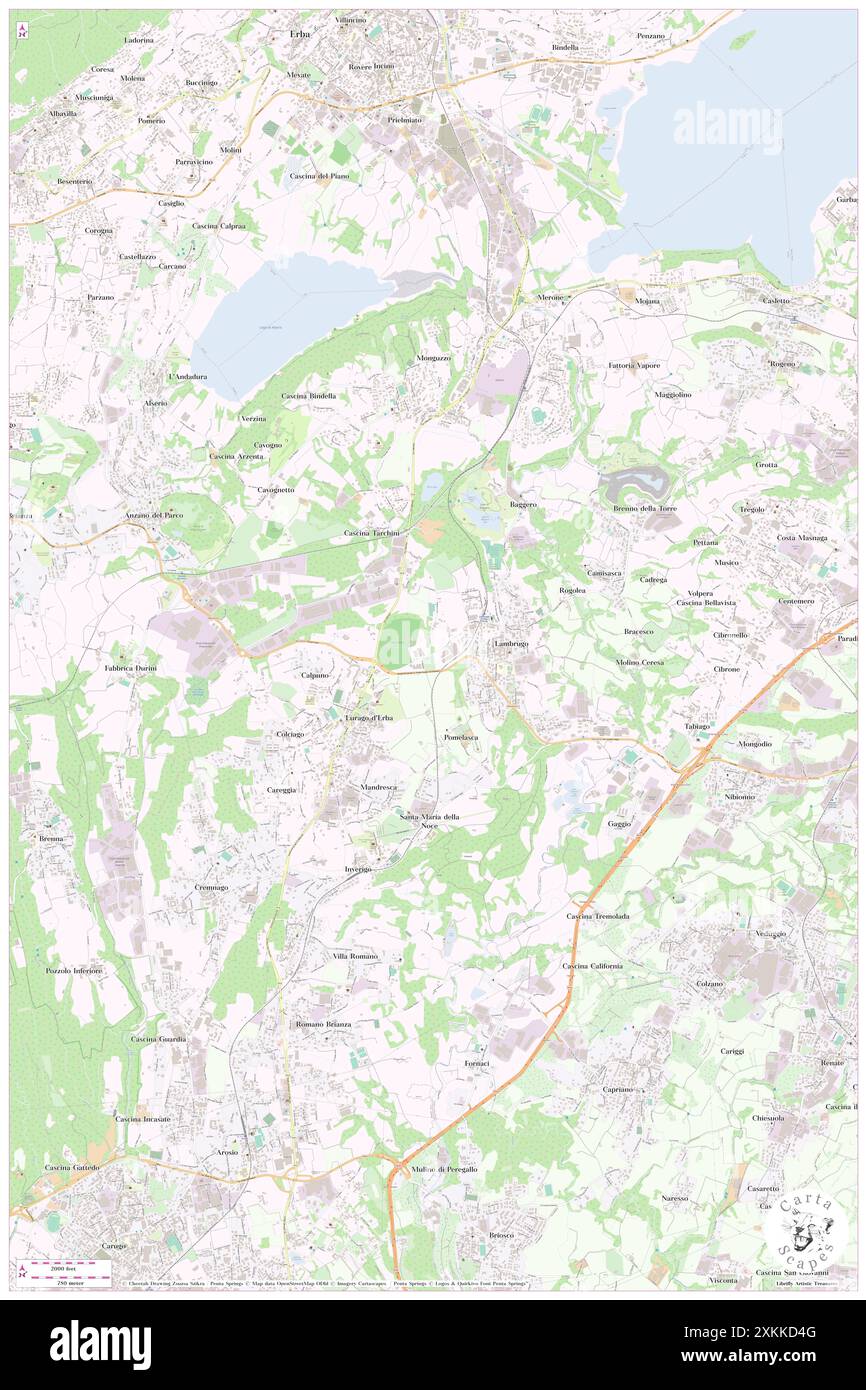 Brianza map Cut Out Stock Images & Pictures - Alamy