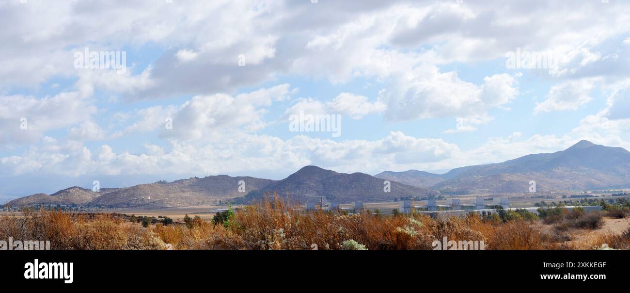 Panorama view to the Bee Canyon near Hemet, California Stock Photo - Alamy
