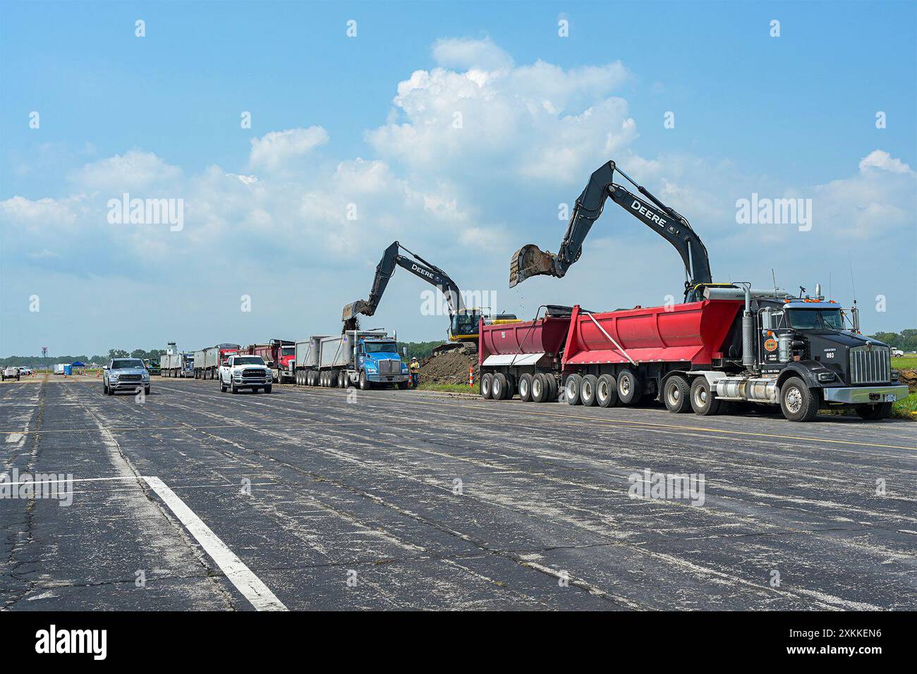 Runway repair project hi-res stock photography and images - Alamy