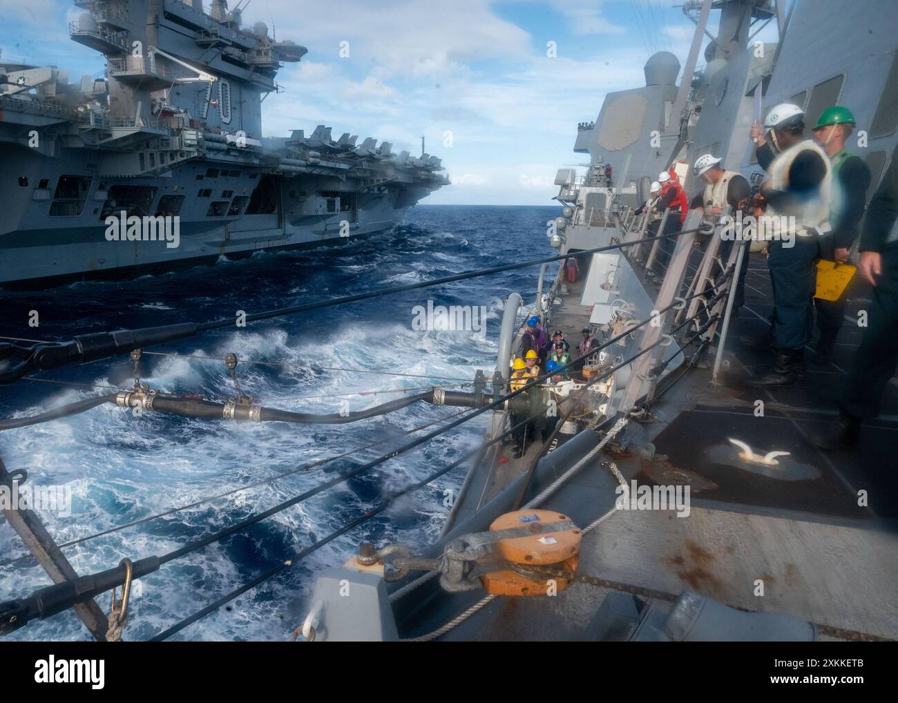 Nimitz-class aircraft carrier USS Carl Vinson (CVN 70) conducts a ...