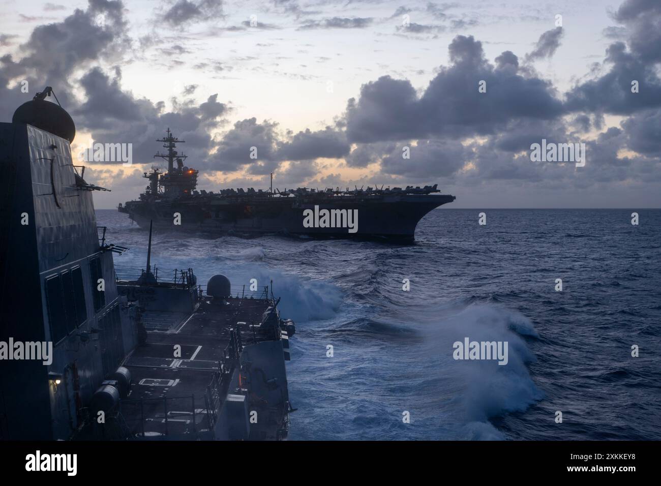 The Arleigh Burke-class guided-missile destroyer USS William P ...