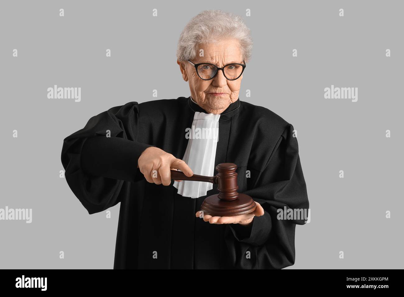 Senior judge gavel on hi-res stock photography and images - Alamy