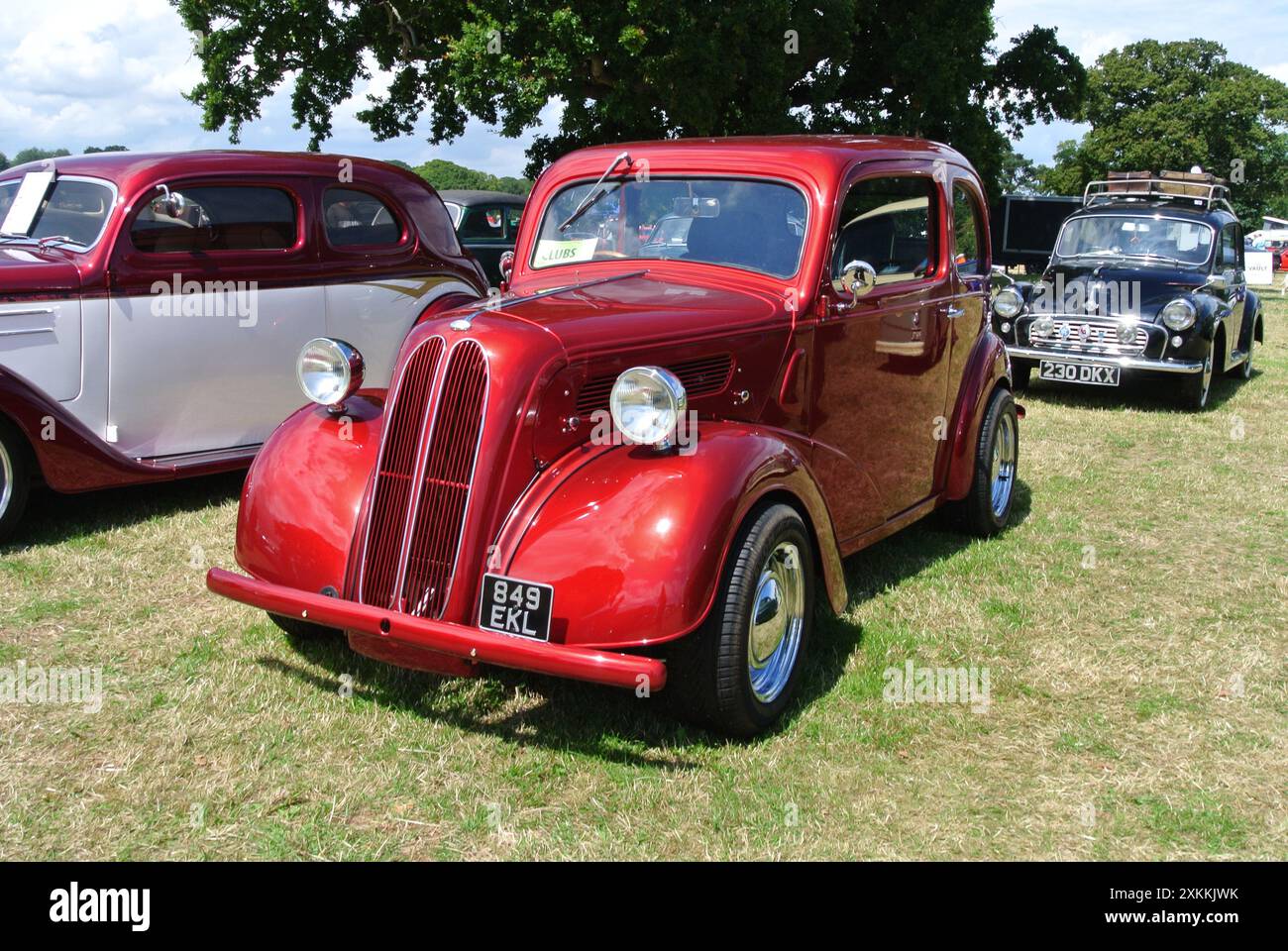 A 1959 Ford Popular (Pop) parked on display at the 49th Historic ...