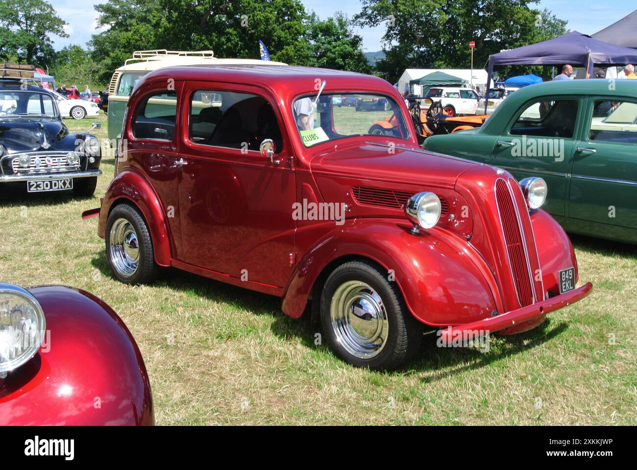 A 1959 Ford Popular (Pop) parked on display at the 49th Historic ...