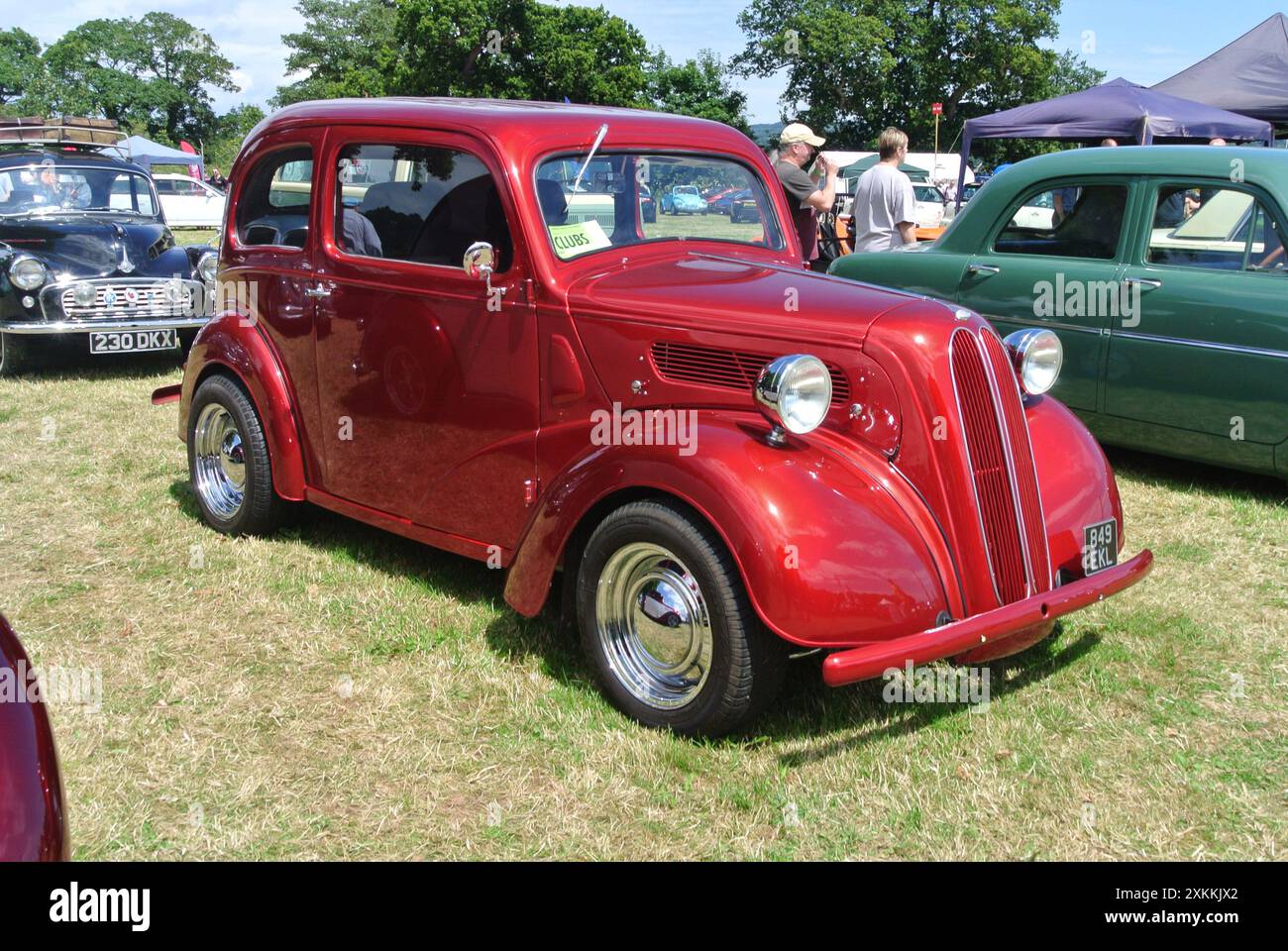 A 1959 Ford Popular (Pop) parked on display at the 49th Historic ...