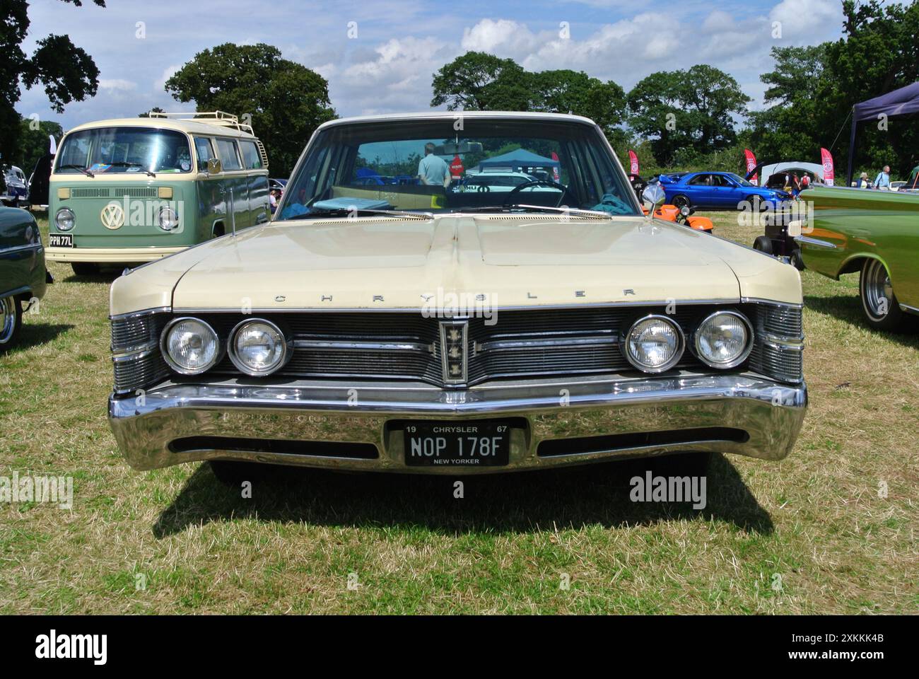 A 1967 Chrysler New Yorker parked on display at the 49th Historic ...