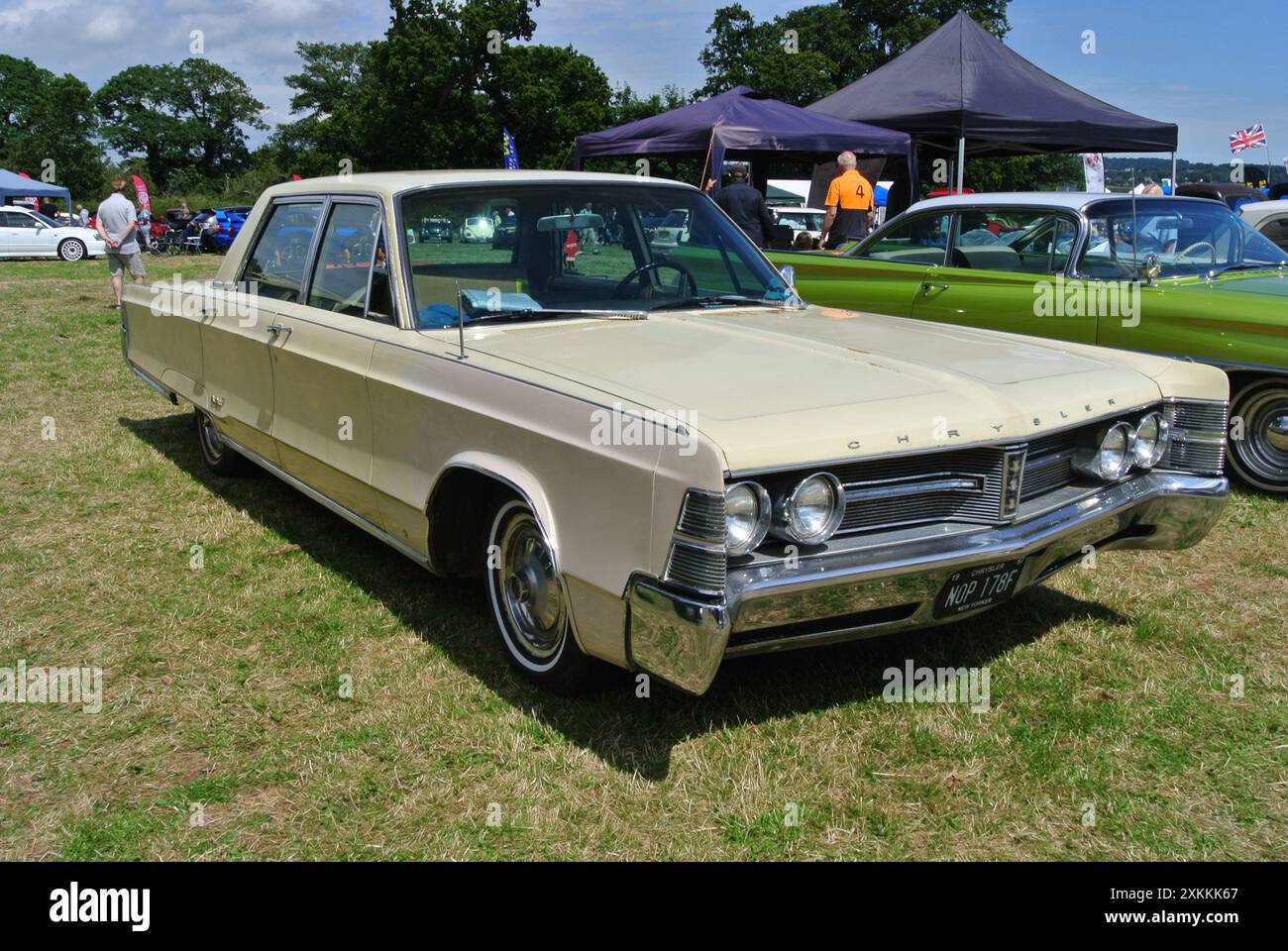 A 1967 Chrysler New Yorker parked on display at the 49th Historic ...