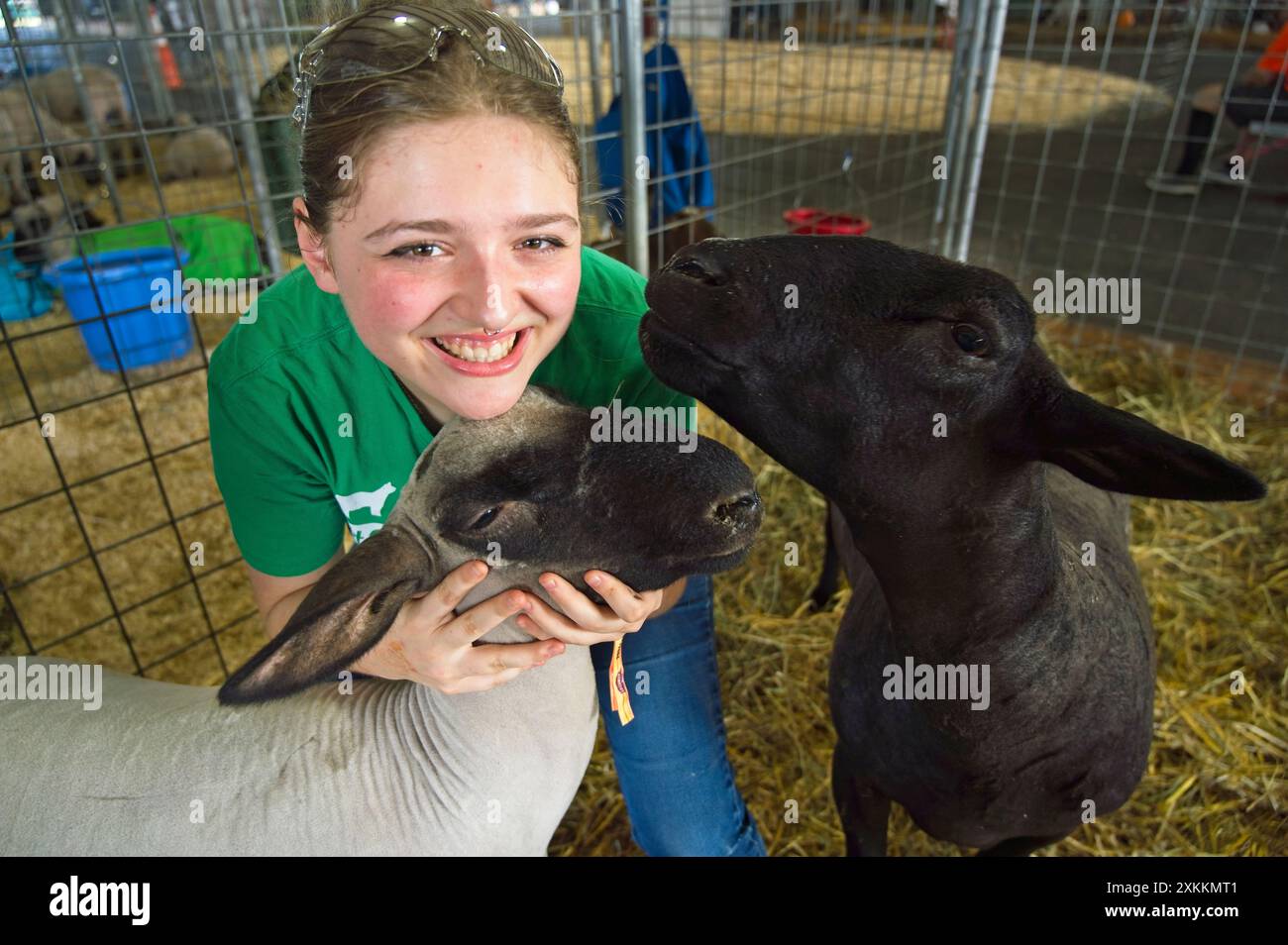 UNITED STATES: July 23, 2024: Abby Landes and her production cross ...