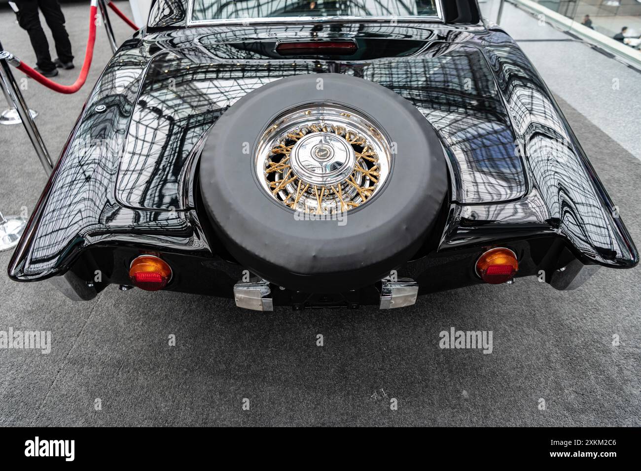 New York City, USA - March 27, 2024: 1971 Stutz Blackhawk retro car ...