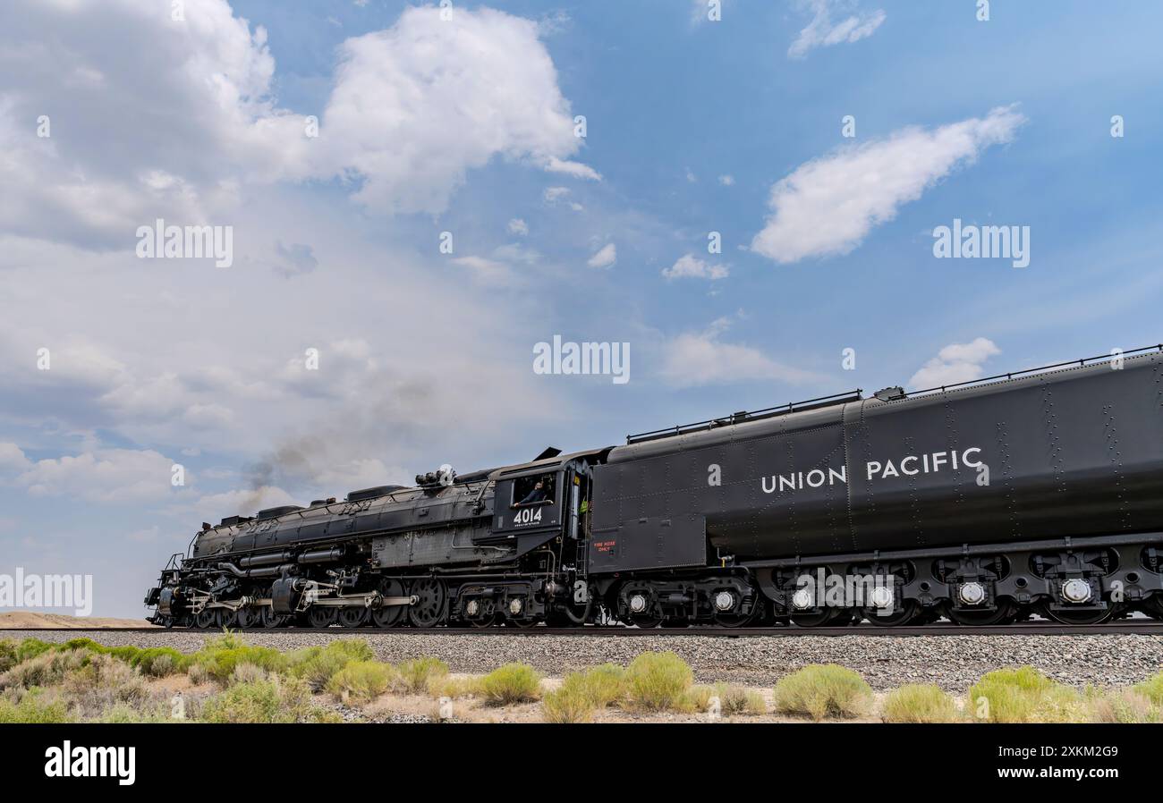 Steam locomotive big boy 4014 hi-res stock photography and images - Alamy