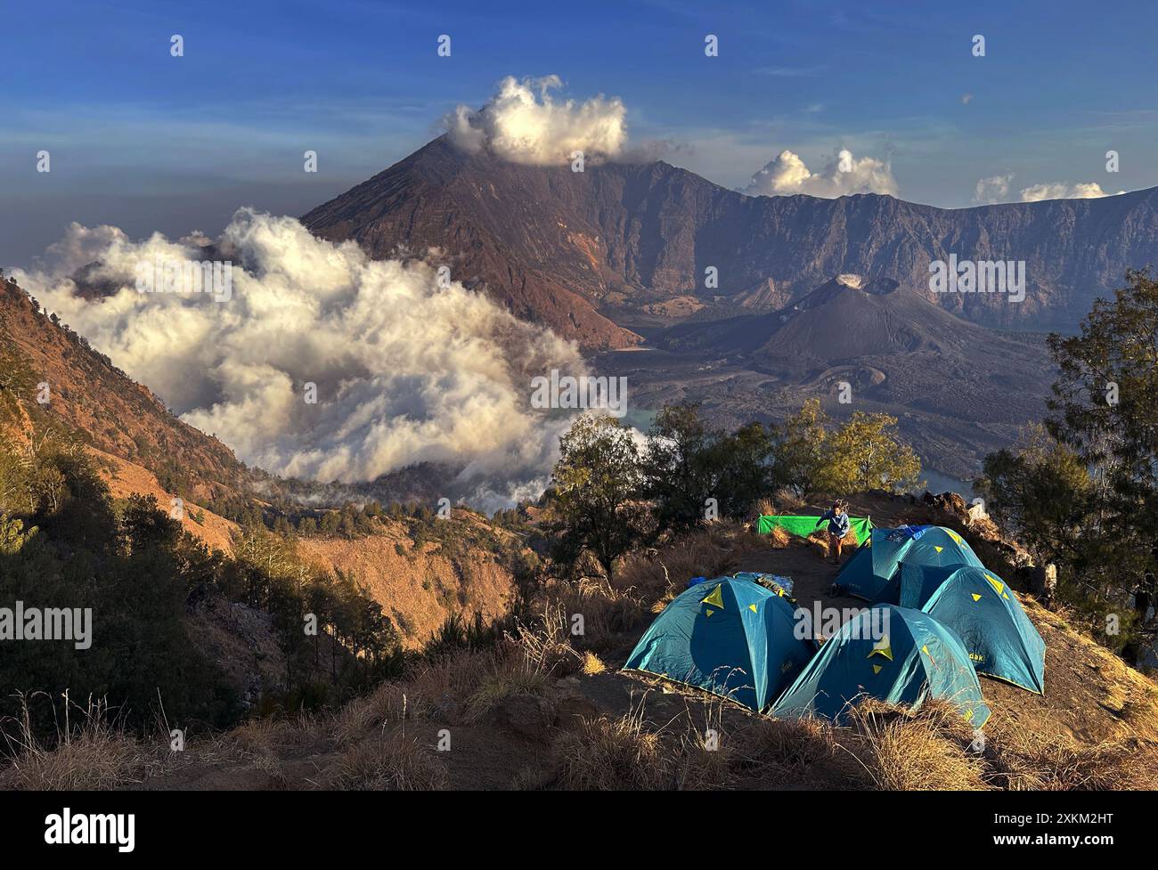 Senaru crater rim hi-res stock photography and images - Alamy