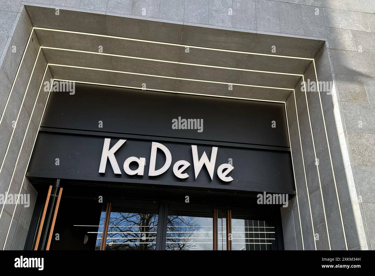 01.02.2024, Germany, , Berlin - KaDeWe department stores' lettering at ...