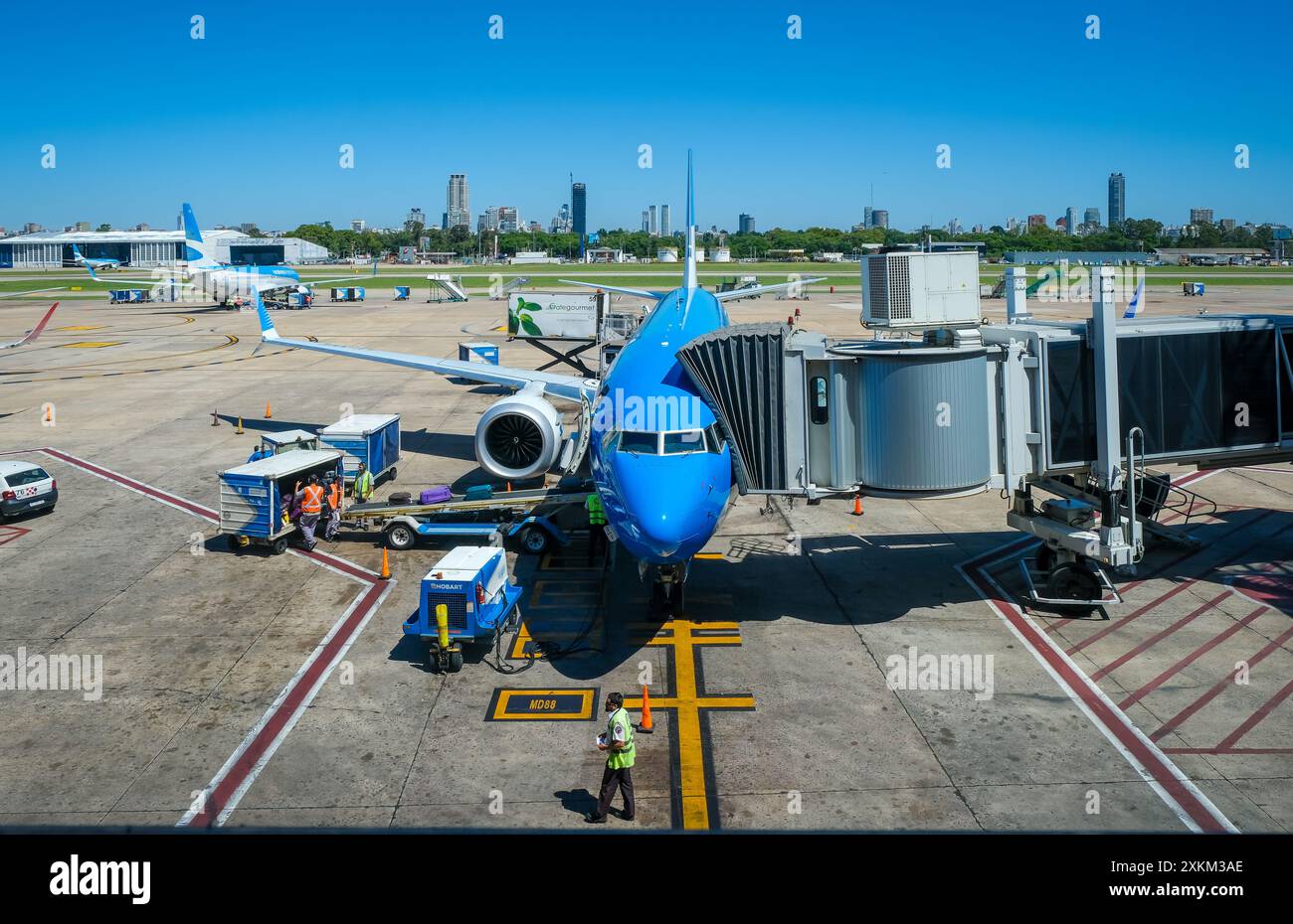 06.03.2024, Argentina, Buenos Aires, Buenos Aires - Boeing 737 MAX ...