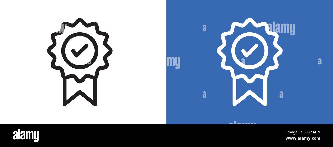 Certificate icon (3) logo sign vector outline in black and white color ...