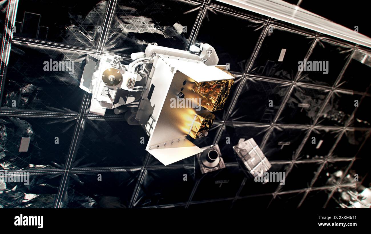 Illustration of the European Radiation Sensors Array (ERSA), a space ...