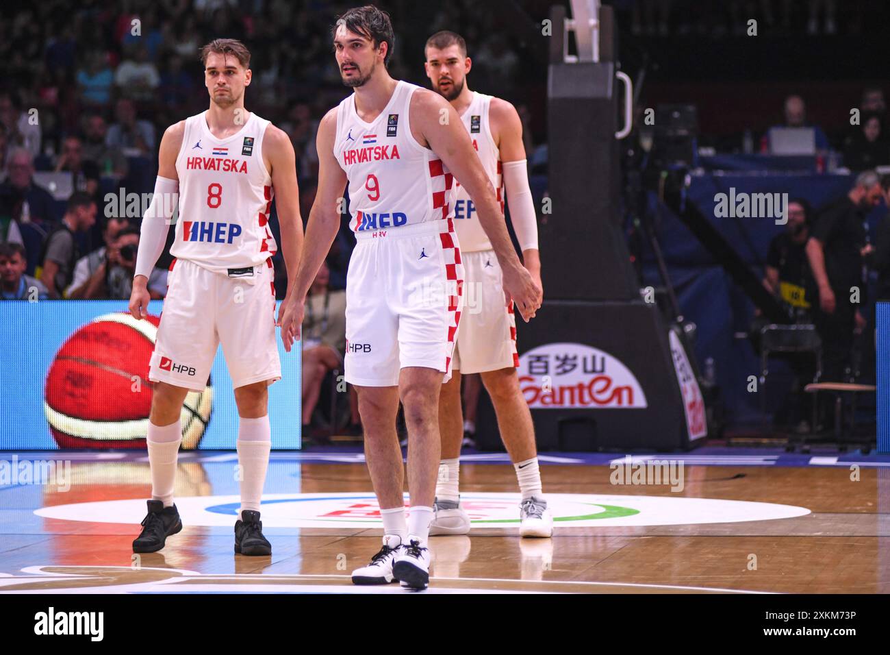 Dario Saric, Mario Hezonja, Ivica Zubac (Croatia). FIBA Olympic ...