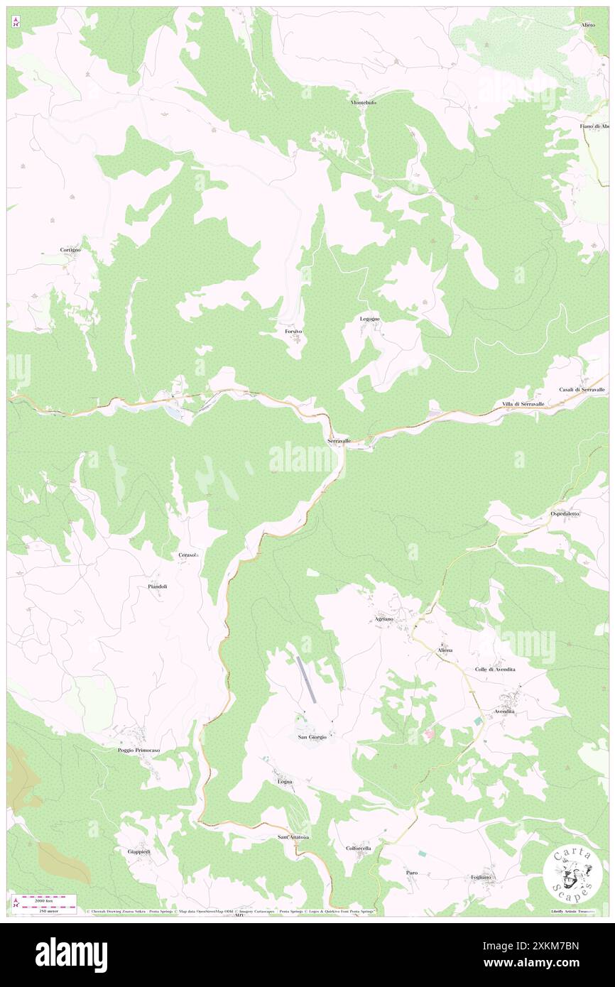 Fiume Sordo, , IT, Italy, Umbria, N 42 46' 59'', N 13 1' 0'', map ...