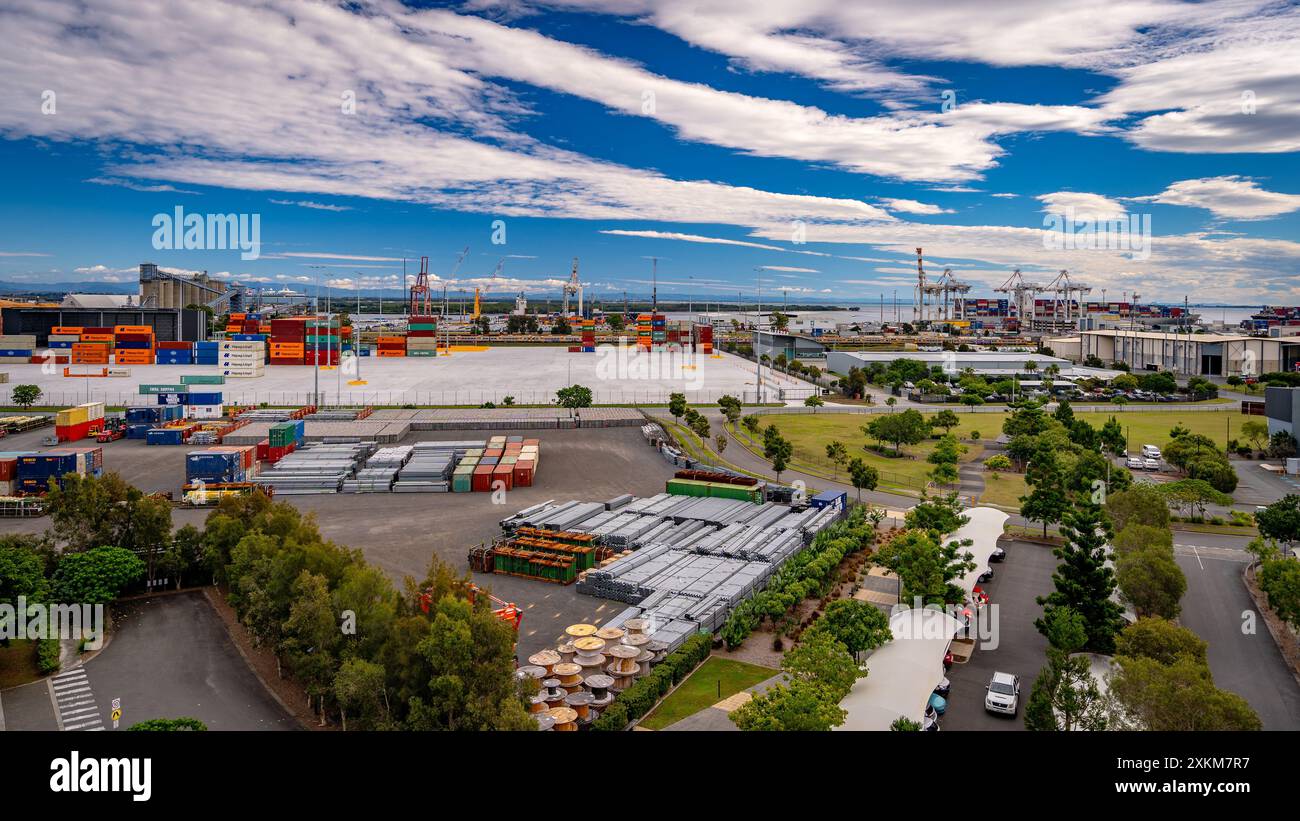 Brisbane, QLD, Australia - Port of Brisbane docks Stock Photo - Alamy