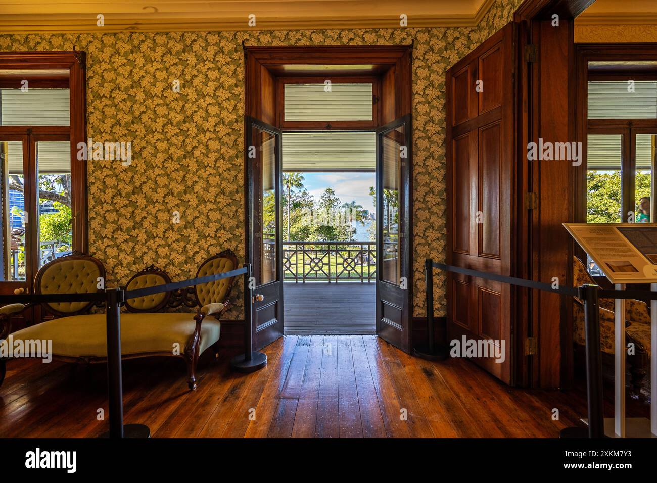 Brisbane, QLD, Australia - Historical Newstead House interior Stock ...