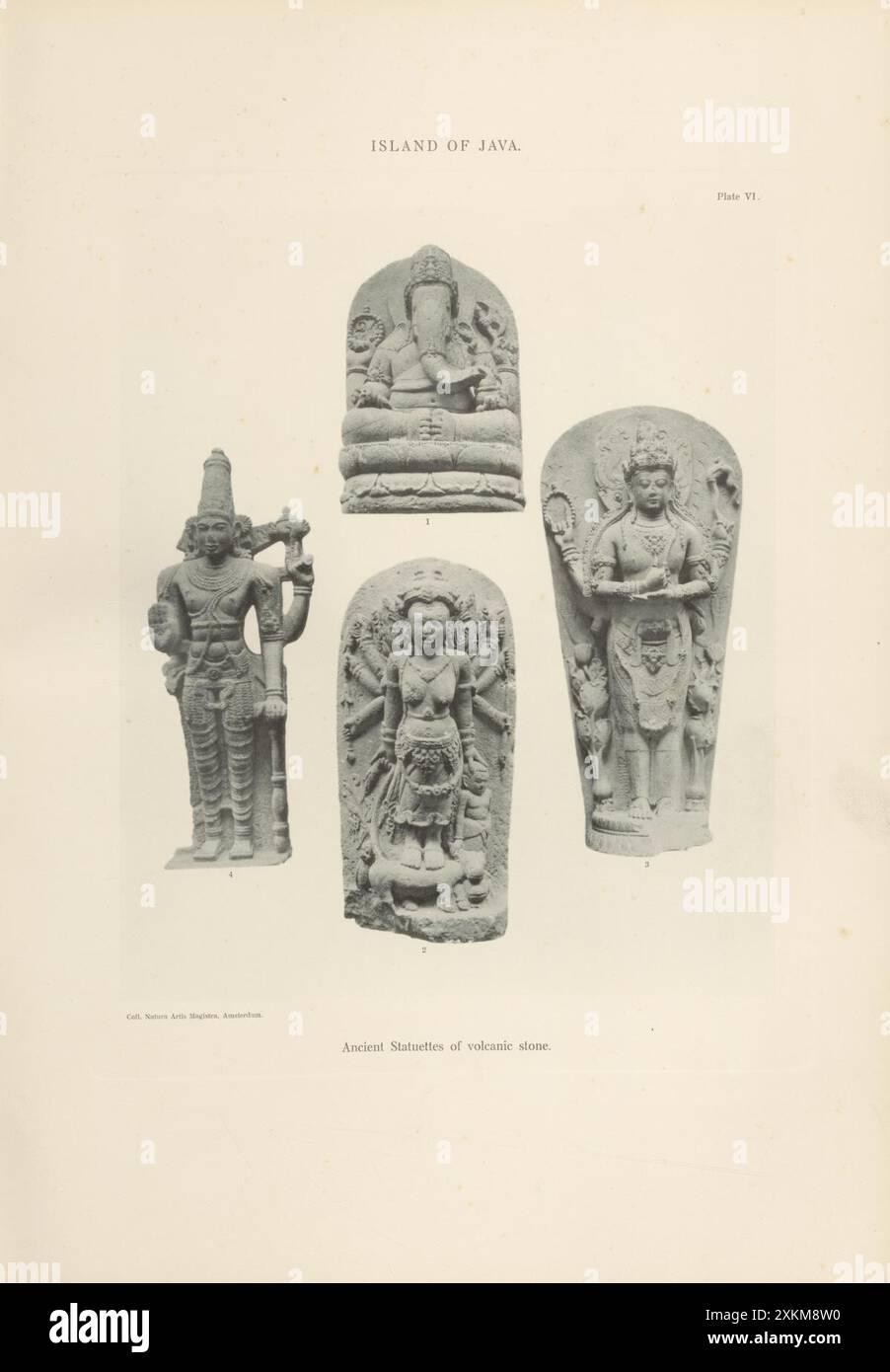 ancient statuettes from volcanic stone Stock Photo - Alamy