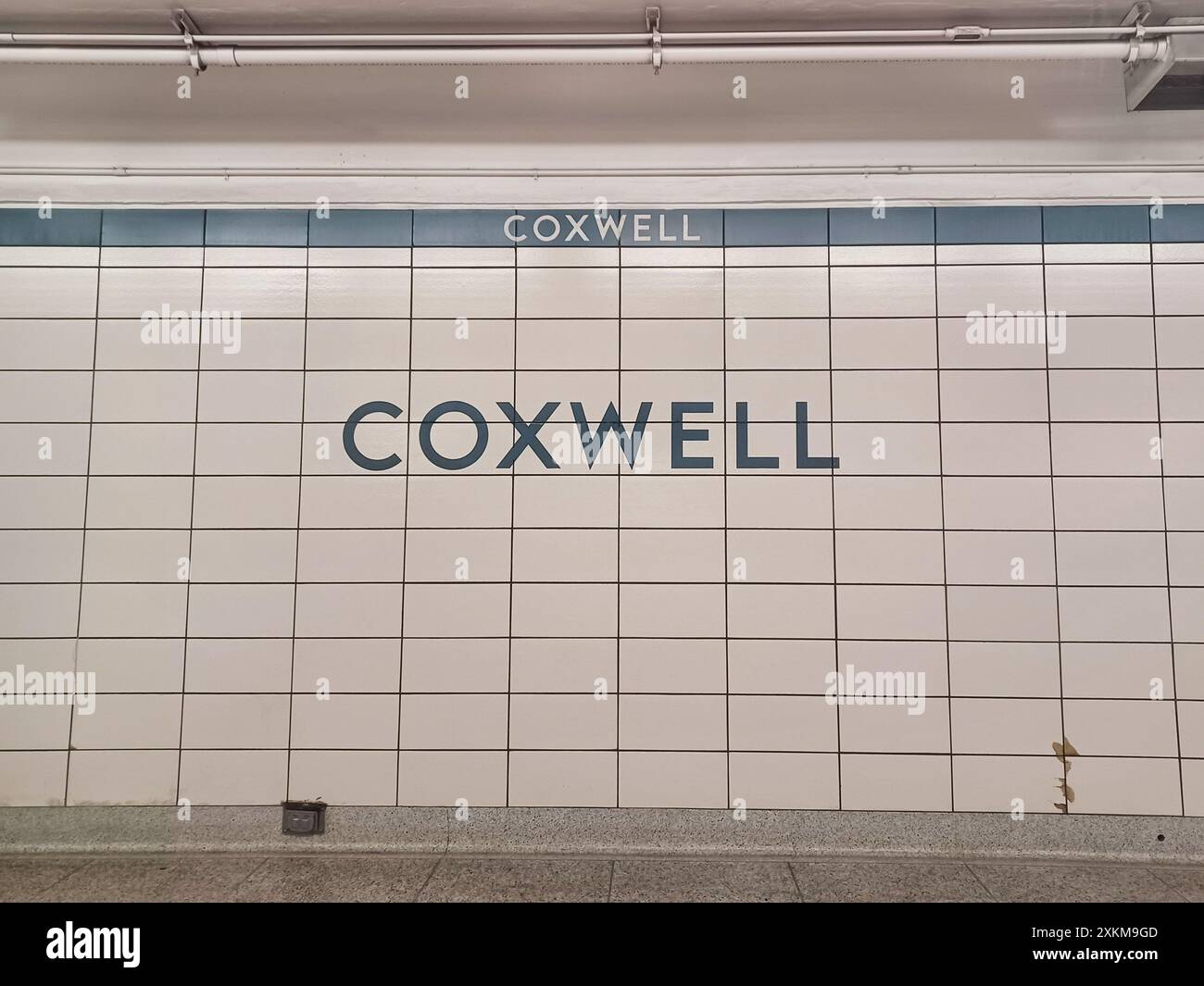 Toronto, ON, Canada - June 24, 2024: View at the Coxwell subway station ...