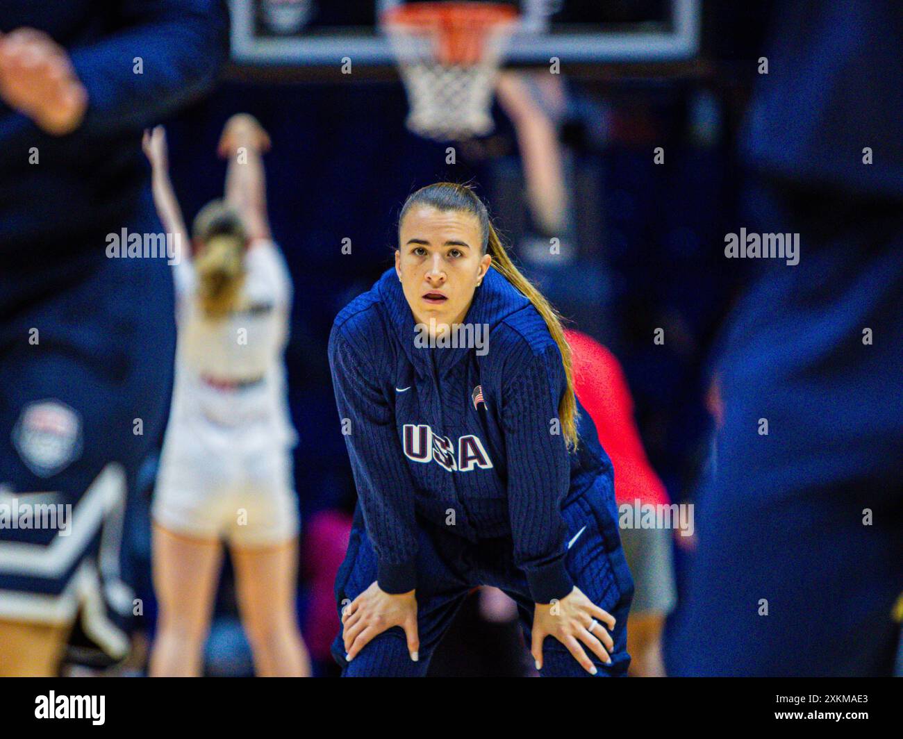 Sabrina ionescu team usa hi-res stock photography and images - Alamy