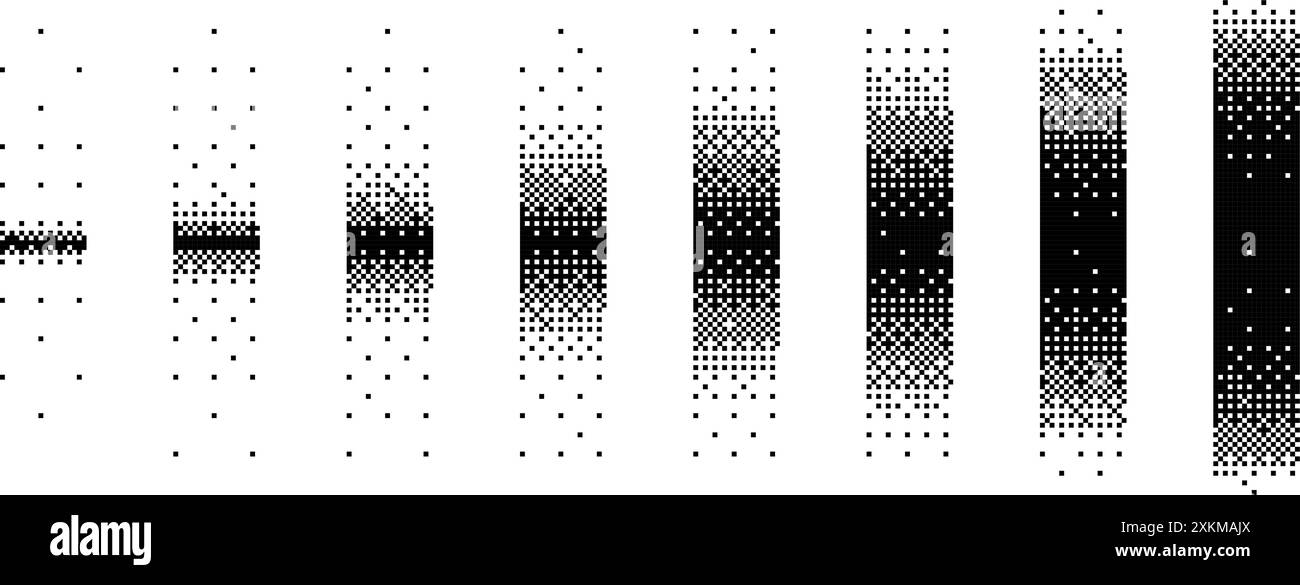 Dotted line rectangle background Black and White Stock Photos & Images ...