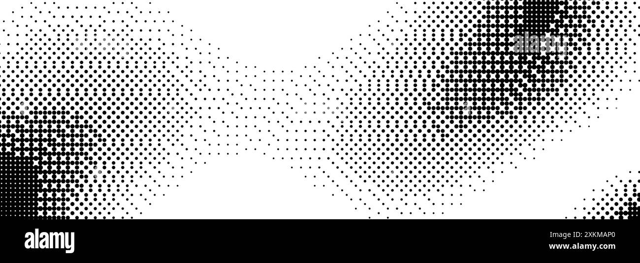 Pixelated Bitmap Gradient Texture Black Dither Wavy Background 8 Bit Video Game Screen