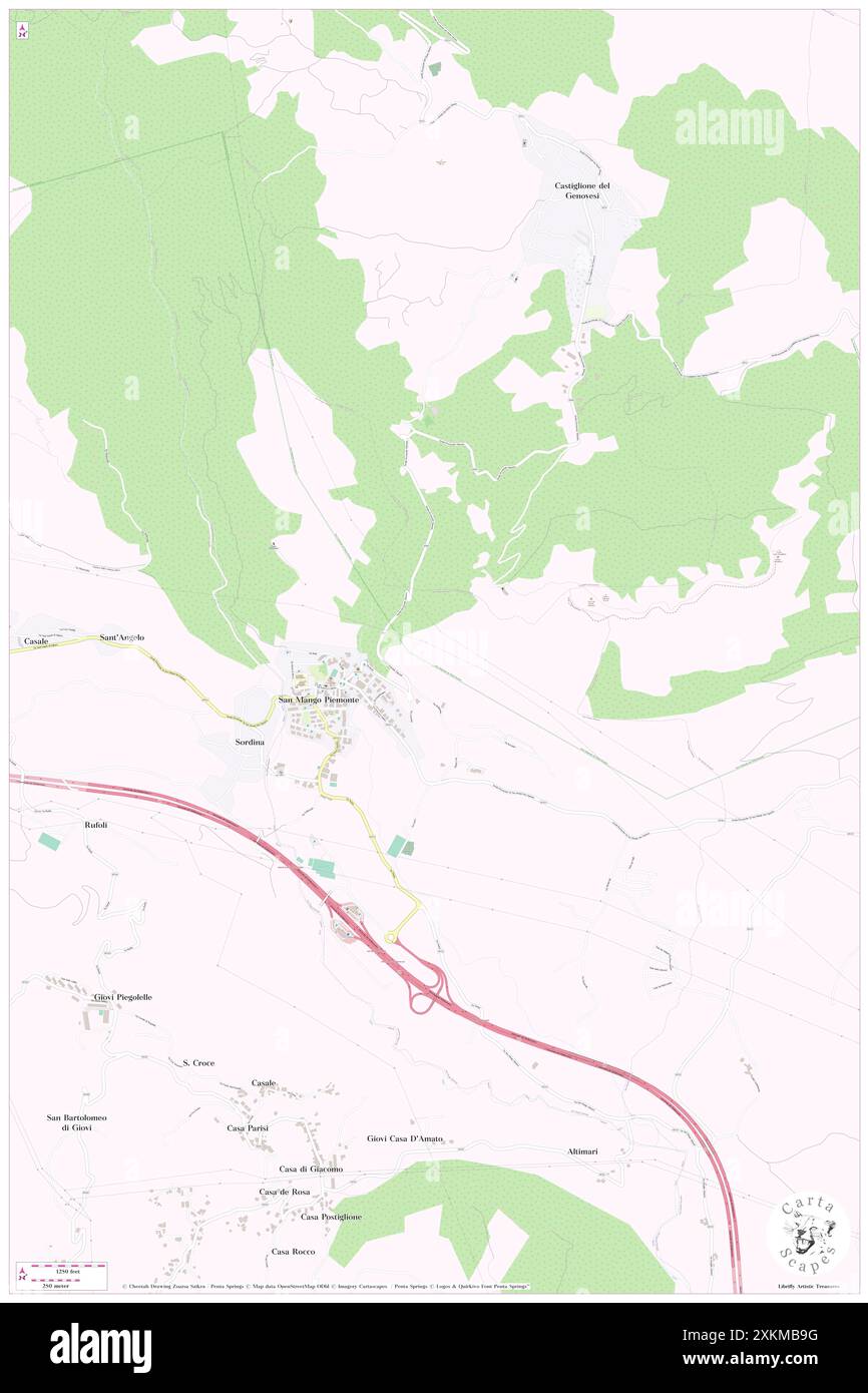San Mango Piemonte, Provincia di Salerno, IT, Italy, Campania, N 40 42 ...