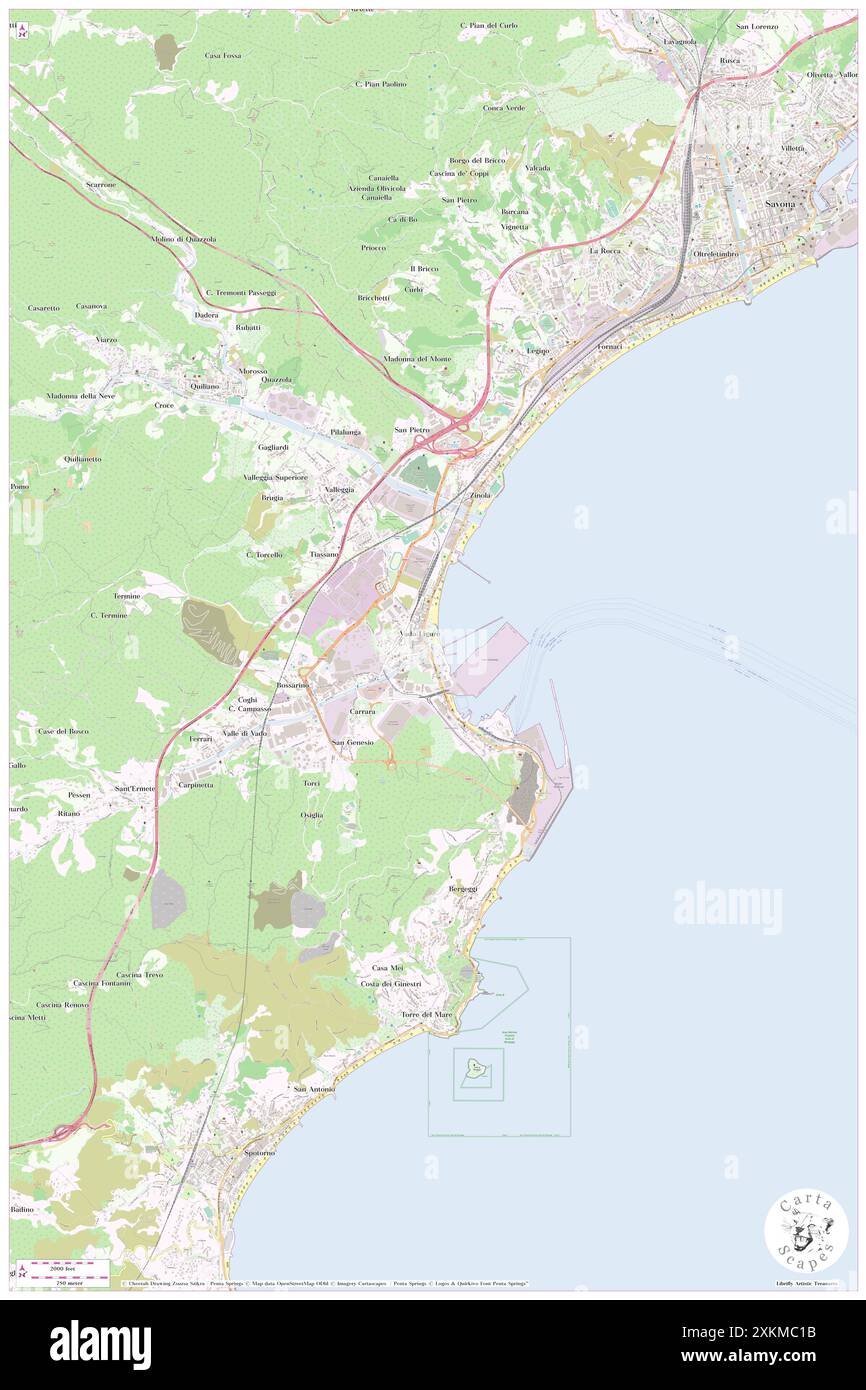 Torrente Segno, IT, Italy, Liguria, N 44 16' 12'', N 8 26' 23'', map ...