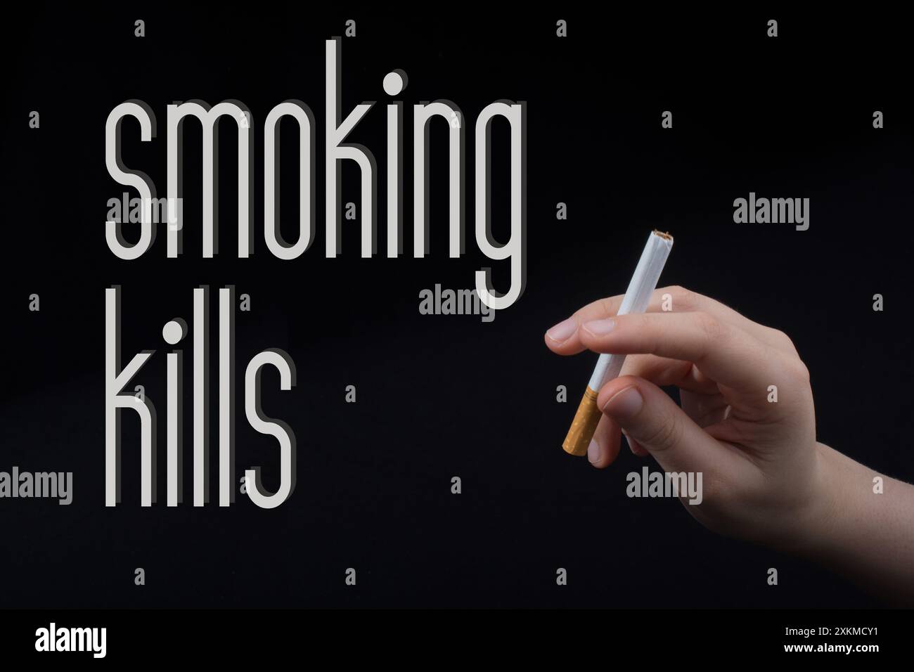 World No Tobacco Day poster for say no smoking concept Stock Photo - Alamy