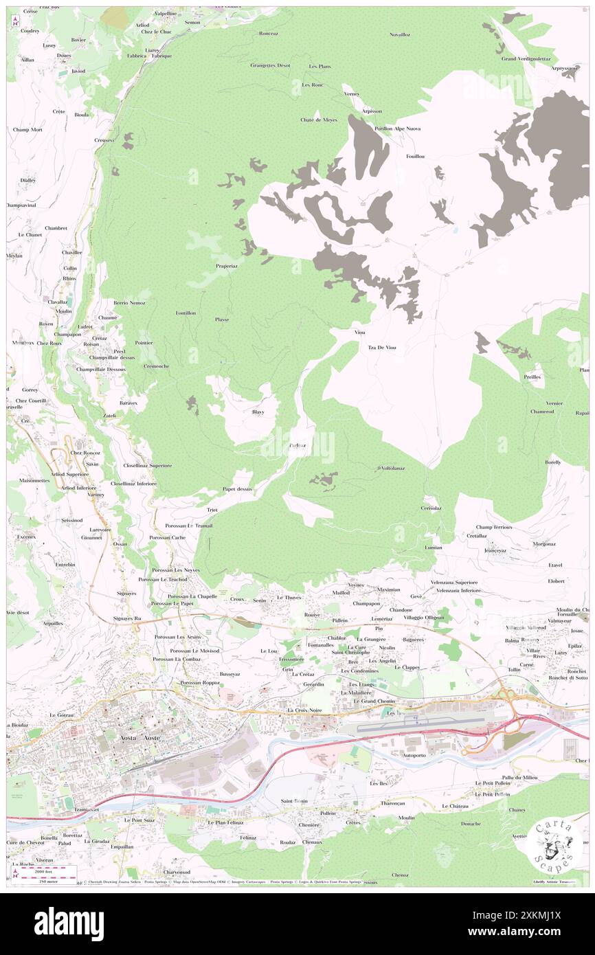 Parleaz, Valle d'Aosta, IT, Italy, Aosta Valley, N 45 46' 19'', N 7 20 ...